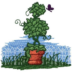 Topiary Embroidery Design | EmbroideryDesigns.com