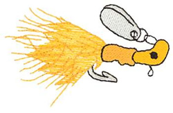 Walleye Jig Embroidery Design | EmbroideryDesigns.com