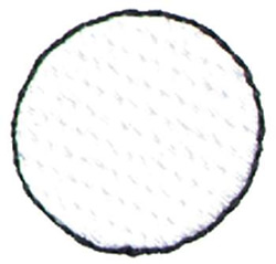 1" Golf Ball Embroidery Design | EmbroideryDesigns.com