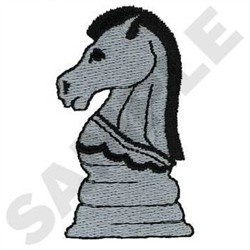 Chess Knight Embroidery Design | EmbroideryDesigns.com