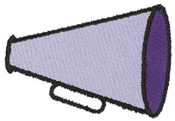 Small Megaphone Embroidery Design | EmbroideryDesigns.com
