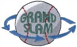 Grand Slam Embroidery Design | EmbroideryDesigns.com