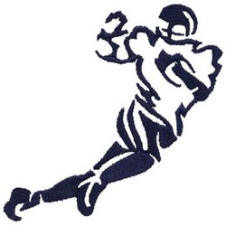 Football Player Embroidery Design | EmbroideryDesigns.com