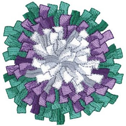 Pom-pom Embroidery Design | EmbroideryDesigns.com