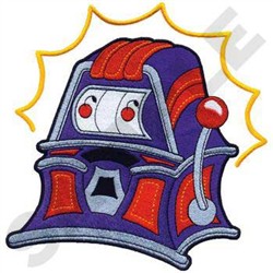 Slot Machine Embroidery Design | EmbroideryDesigns.com