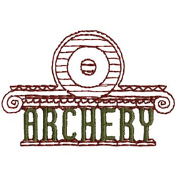 Olympic Archery Embroidery Design | EmbroideryDesigns.com
