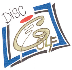 Disc Golf Embroidery Design | EmbroideryDesigns.com