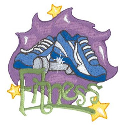 Fitness Embroidery Design | EmbroideryDesigns.com