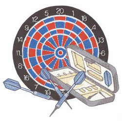 Dart Design Embroidery Design | EmbroideryDesigns.com