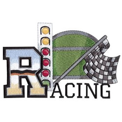 Racing Embroidery Design | EmbroideryDesigns.com