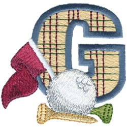 Golf Motif Embroidery Design | EmbroideryDesigns.com
