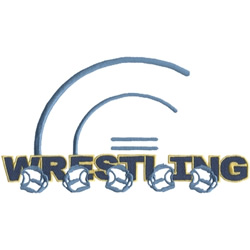 Wrestling Embroidery Design | EmbroideryDesigns.com