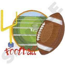 Football Embroidery Design | EmbroideryDesigns.com