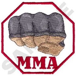 Mixed Martial Arts Embroidery Design | EmbroideryDesigns.com