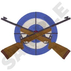 Target Rifles Embroidery Design | EmbroideryDesigns.com