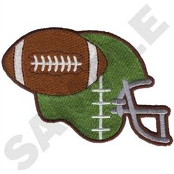 Football Embroidery Design | EmbroideryDesigns.com