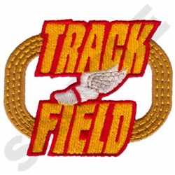 Track And Field Embroidery Design | EmbroideryDesigns.com