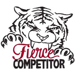 Fierce Competitor Embroidery Design | EmbroideryDesigns.com
