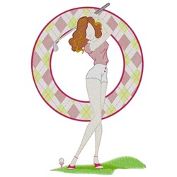 Divot Diva Embroidery Design | EmbroideryDesigns.com