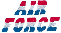 Air Force Embroidery Design | EmbroideryDesigns.com