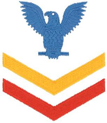 2nd Class Petty Officer Embroidery Design | EmbroideryDesigns.com