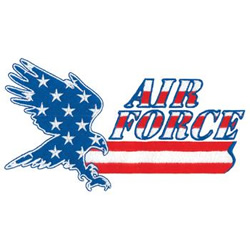 Air Force Embroidery Design | EmbroideryDesigns.com