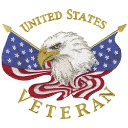 United States Veteran Embroidery Design | EmbroideryDesigns.com