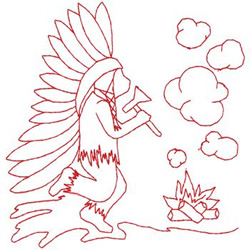 Native American Embroidery Design | EmbroideryDesigns.com