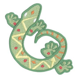 Lizard Embroidery Design | EmbroideryDesigns.com