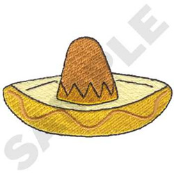 Sombrero Embroidery Design | EmbroideryDesigns.com