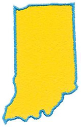 Indiana Embroidery Design | EmbroideryDesigns.com