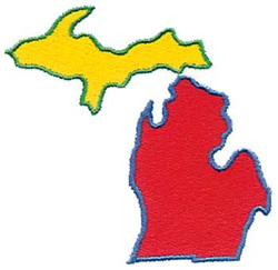 Michigan Embroidery Design | EmbroideryDesigns.com