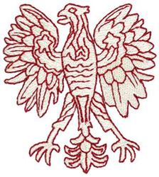 Polish Eagle Embroidery Design | EmbroideryDesigns.com
