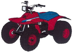 Four-wheeler Embroidery Design | EmbroideryDesigns.com
