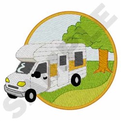 Camping Rv Embroidery Design | EmbroideryDesigns.com