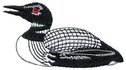 Loon Embroidery Design | EmbroideryDesigns.com