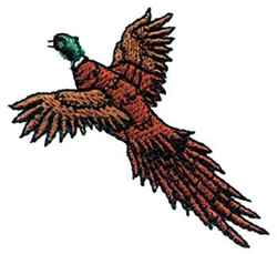 Pheasant Embroidery Design | EmbroideryDesigns.com