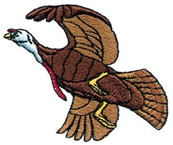 Wild Turkey Embroidery Design | EmbroideryDesigns.com