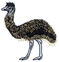 Emu Embroidery Design | EmbroideryDesigns.com