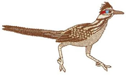 Large Roadrunner Embroidery Design | EmbroideryDesigns.com