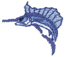 Sailfish Embroidery Design | EmbroideryDesigns.com