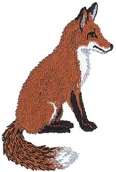 Red Fox Embroidery Design | EmbroideryDesigns.com