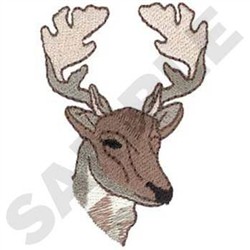 Fallow Deer Embroidery Design | EmbroideryDesigns.com