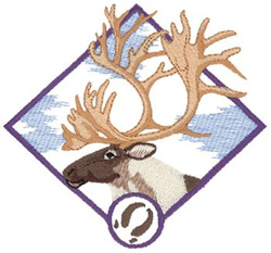 Caribou Embroidery Design | EmbroideryDesigns.com