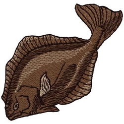 Halibut Embroidery Design | EmbroideryDesigns.com