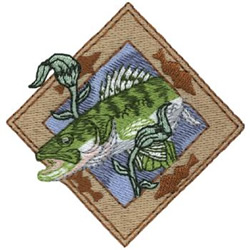 Walleye Embroidery Design | EmbroideryDesigns.com