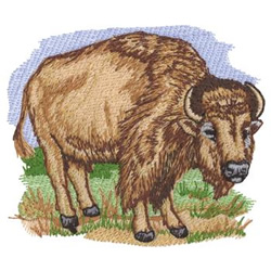 Buffalo Embroidery Design | EmbroideryDesigns.com