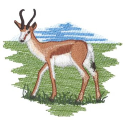 Springbok Embroidery Design | EmbroideryDesigns.com