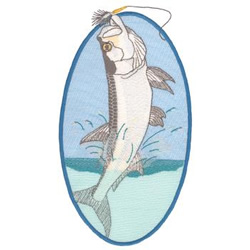 Tarpon Embroidery Design | EmbroideryDesigns.com