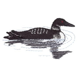 Loon Embroidery Design | EmbroideryDesigns.com